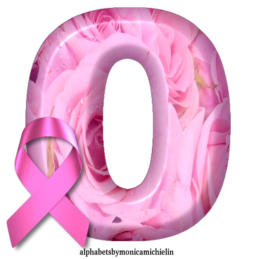 M. Michielin Alphabets: ALFABETO OUTUBRO ROSA COM ROSAS, LETRAS ...