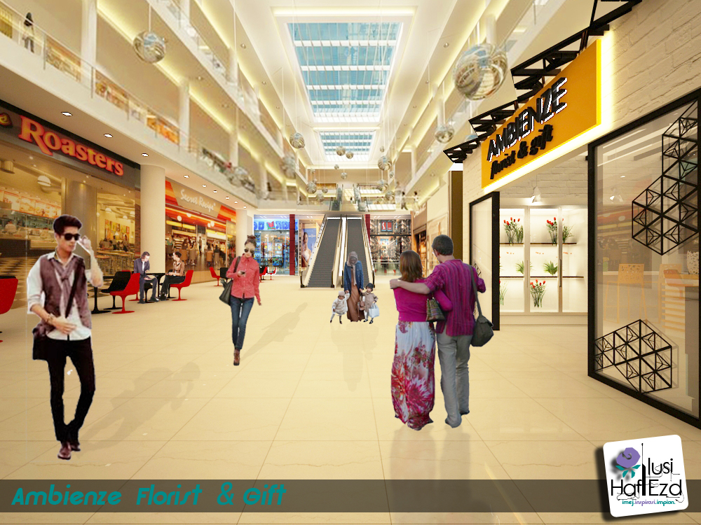 airaniEz's Life: Rekaan Dalaman Kedai Bunga / Florist Shop