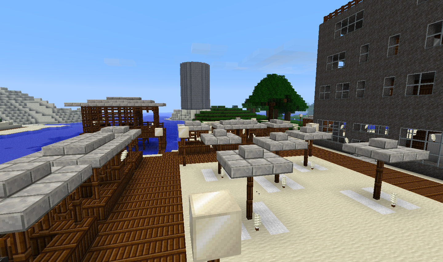 Umbrella Beach Minecraft at Benjamin Bomar blog