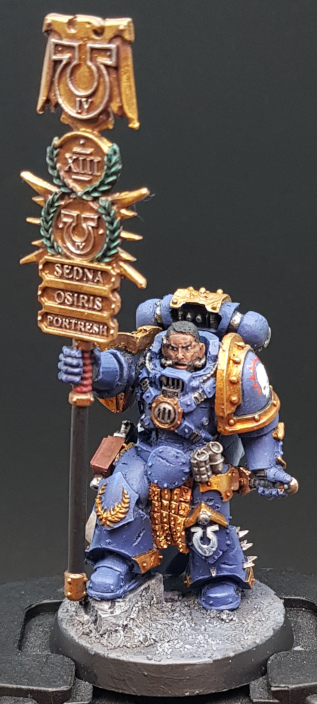 Miniature Painting: the Return: Ultramarine Legion Herald
