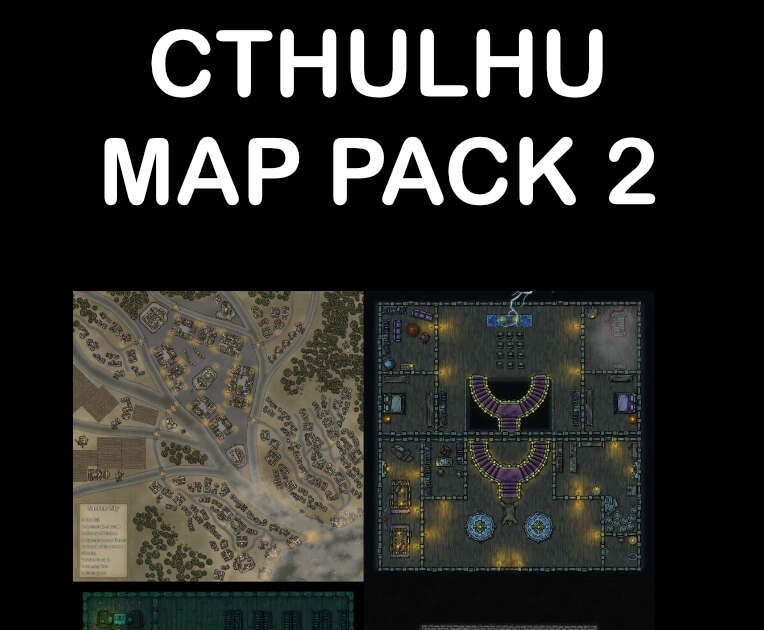 El Descanso del Escriba: Cthulhu Map Pack 2 de RPG Marshal