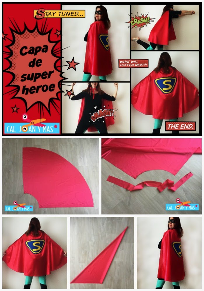 Cal Joan Y Más Capa De Superheroe MonogrÁfico De Capa 3