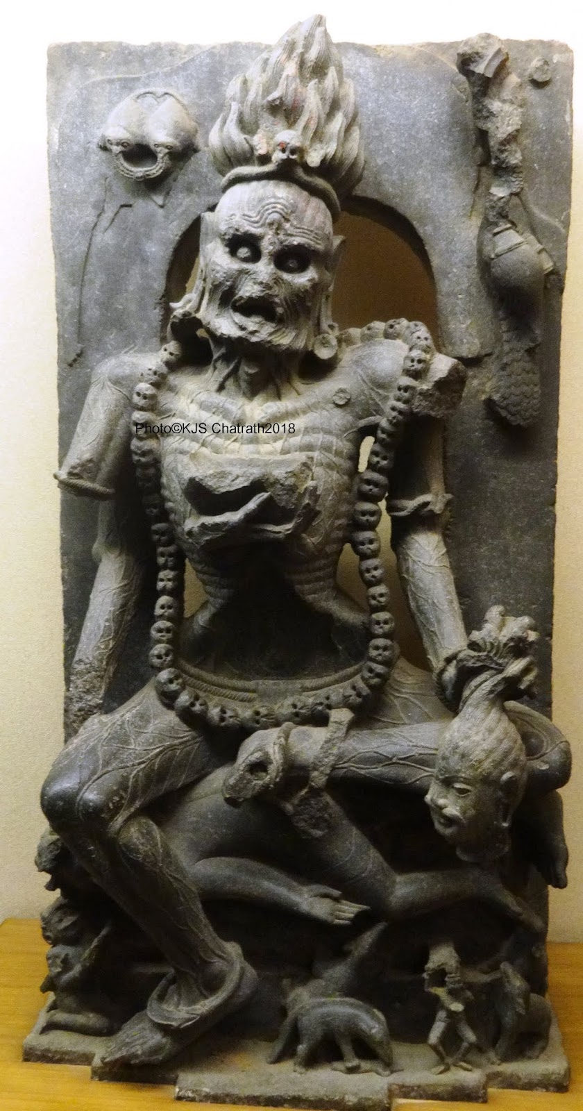 indianheritage: 'Goddess Chamunda' - by K J S Chatrath