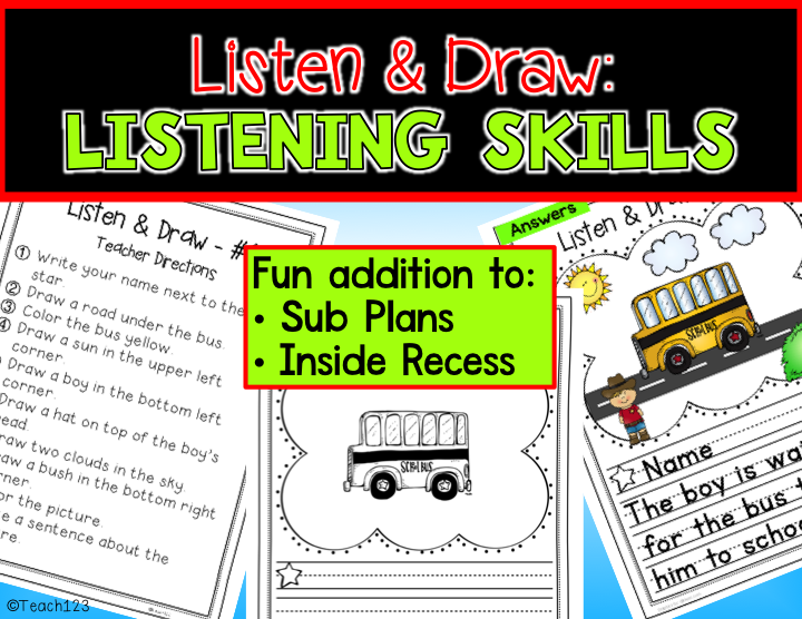 Listening Skills Classroom Management RTI ESL And More Teach123 listening-skills-classroom-management-rti-esl-and-more-teach123