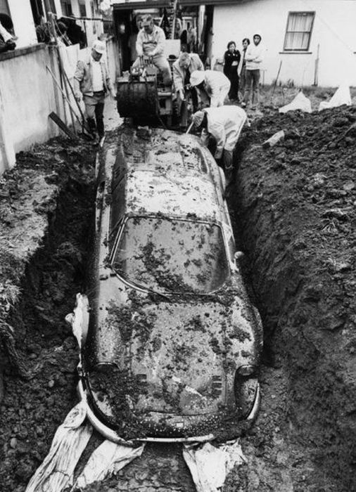 World Of Technology: Buried Ferrari Has Incredible Back Story