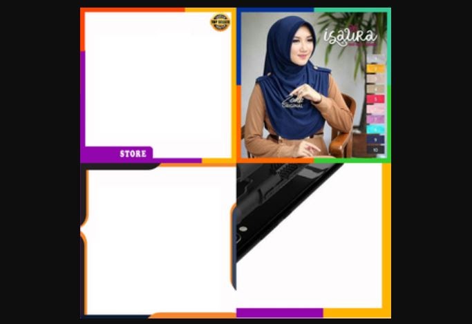 50 Template Frame Foto / Template Bingkai Foto Produk Gratis ...