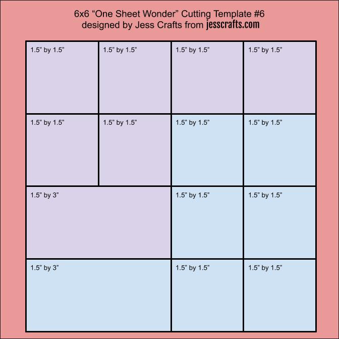 Jess Crafts: 6x6 One Sheet Wonder Templates featuring Lawn Fawn and ...