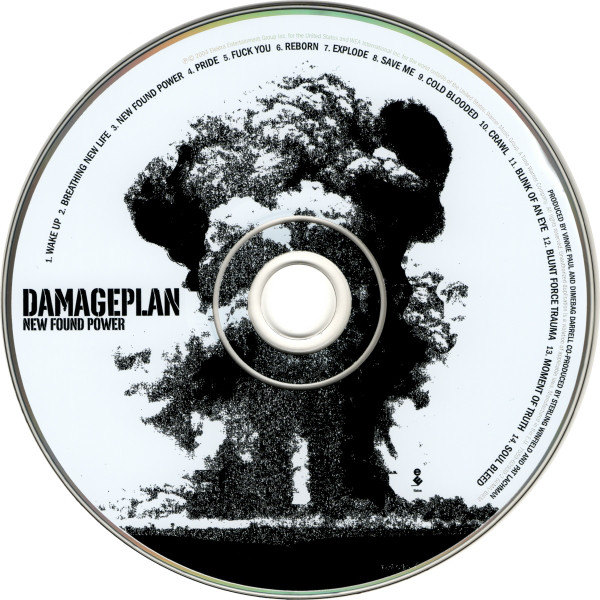 Encarte: Damageplan - New Found Power - Encartes Pop