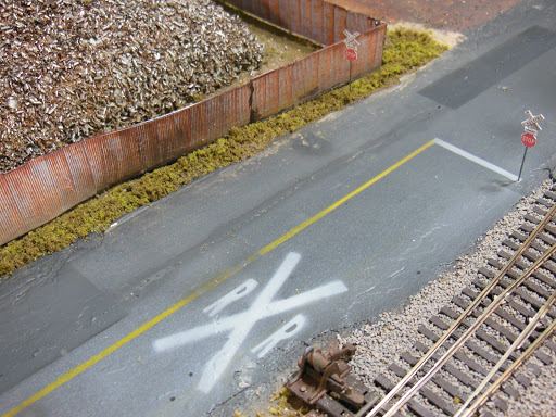 JSSX Railway: Railroad Crossing Road Markings