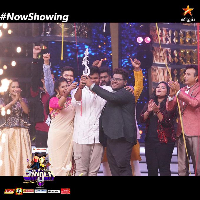 Winner of Tamil 2021 Super Singer Season 8