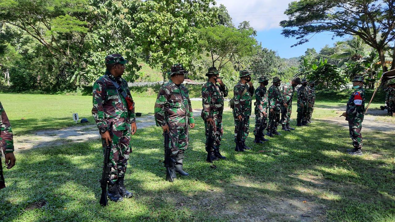 Kodim 1504/Ambon Gelar Latihan Menembak Senjata Ringan - Cahaya Maluku
