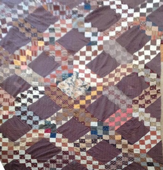 Barbara Brackman's MATERIAL CULTURE: Purple Period Patchwork