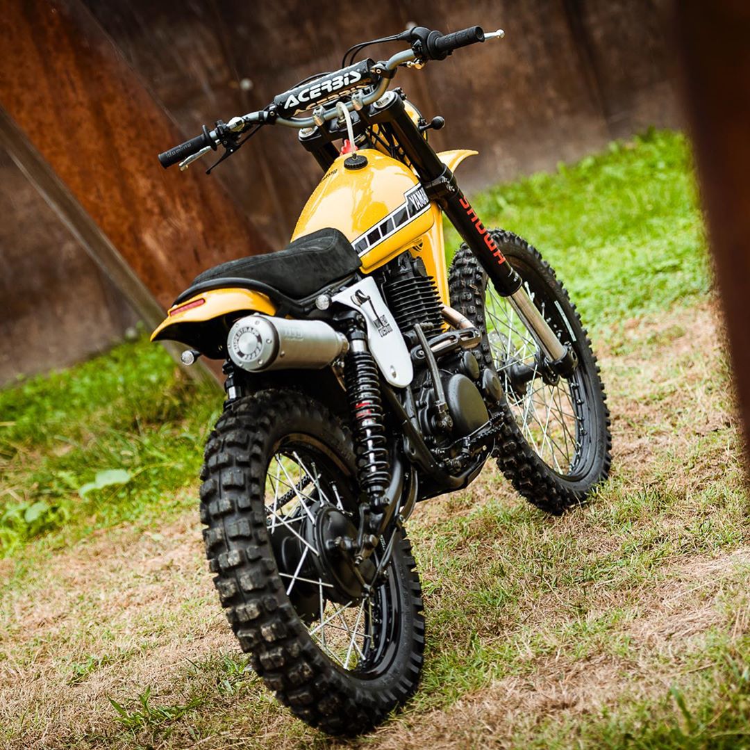 Hell Kustom : Yamaha XT500 By North East Custom