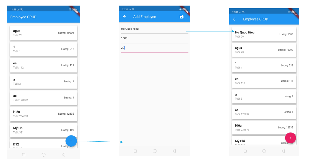 CRUD Data in Flutter #2 Thêm sửa xóa dữ liệu