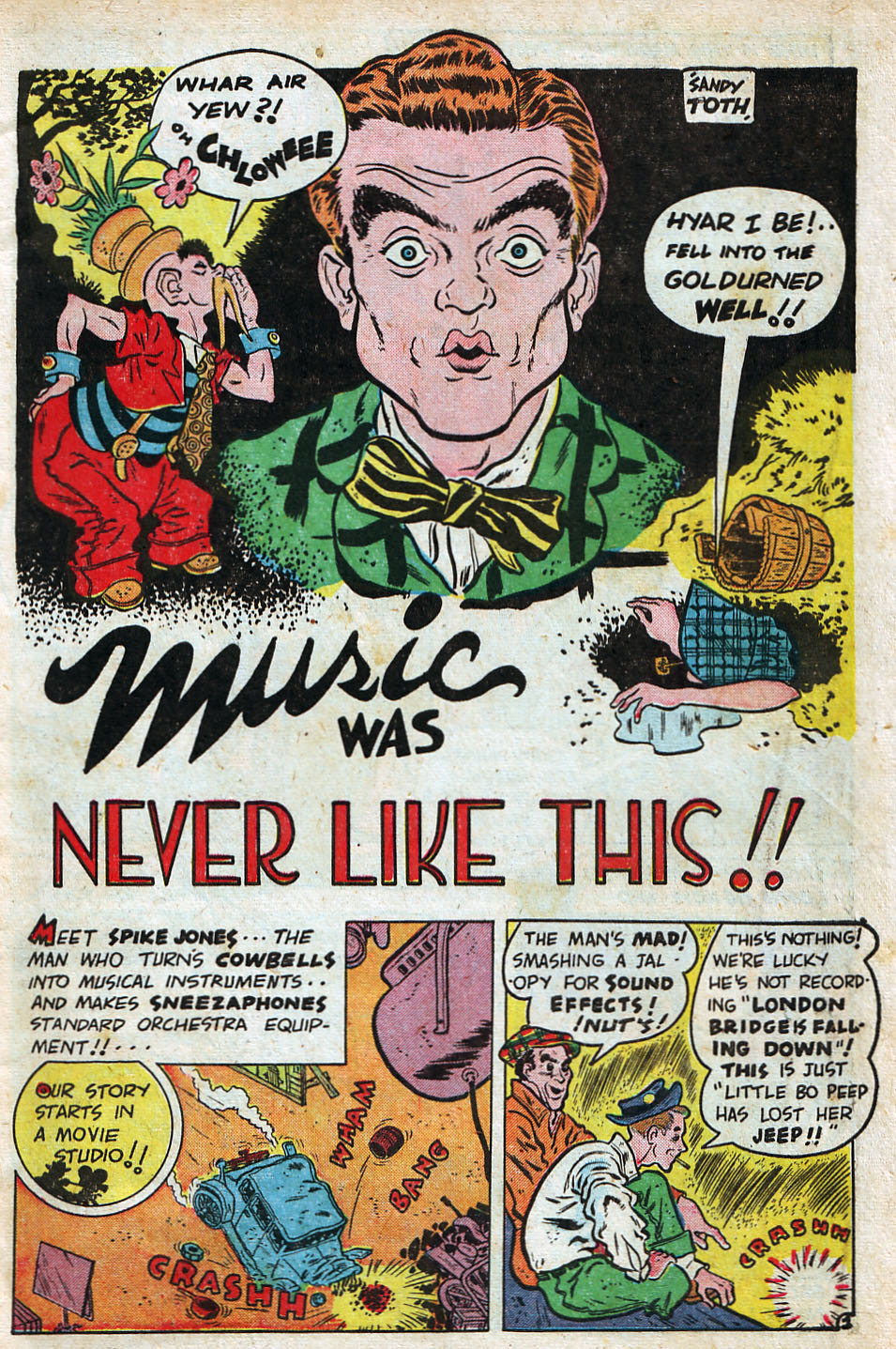 Four-Color Shadows: Spike Jones-Alex Toth-1948