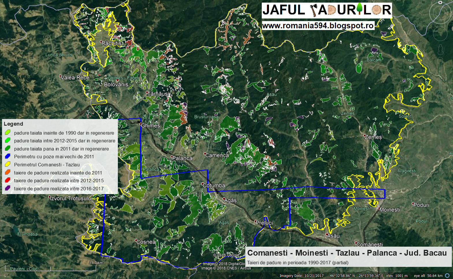 JAFUL PADURILOR - EPISODUL 27 - COMANESTI - MOINESTI - TAZLAU - PALANCA ...