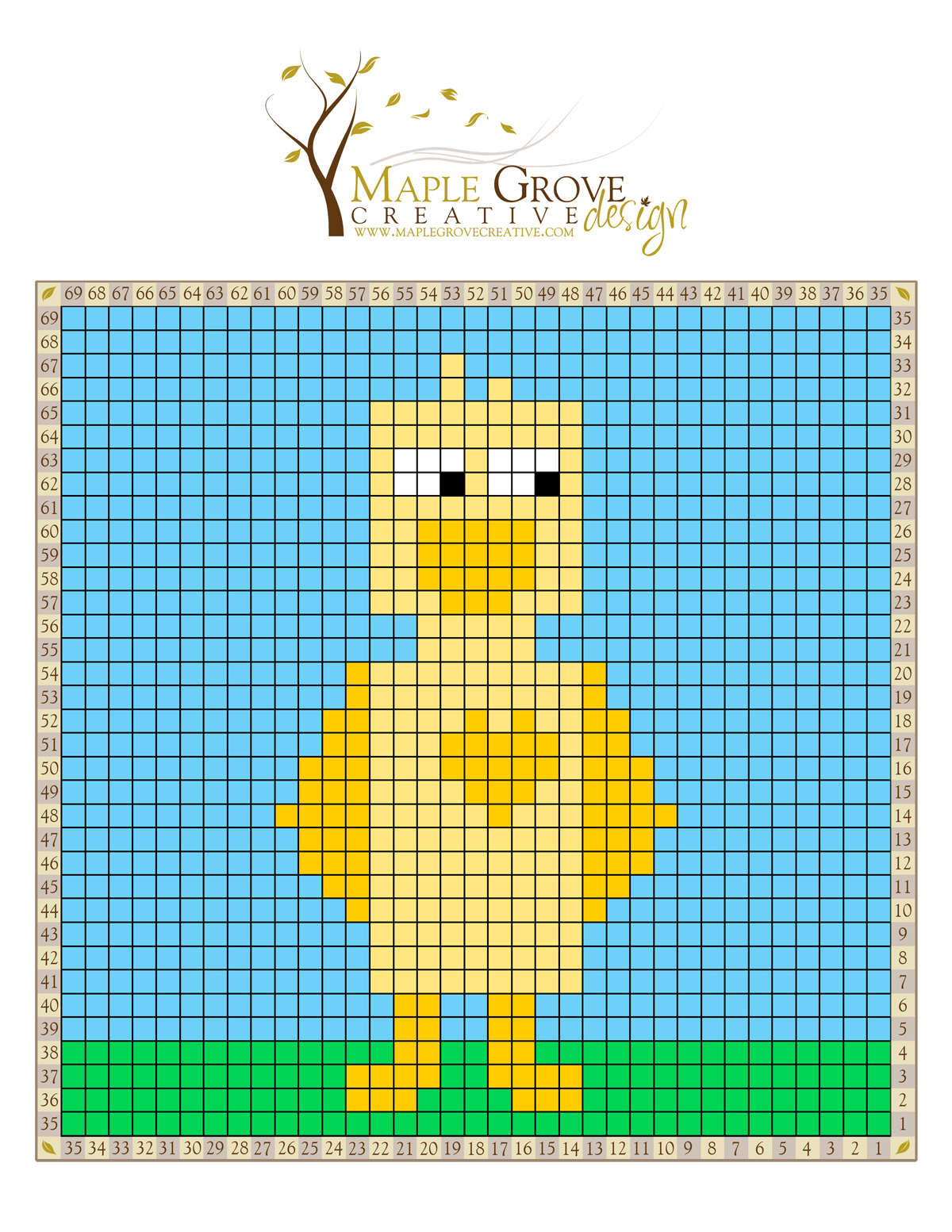 Freebie Friday - Duck Graph | Maple Grove Creative Design