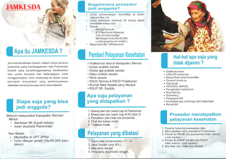 KumisKucingKu: JAMKESDA: Program ‘Jaminan Kesehatan Daerah’ Baru di Sleman