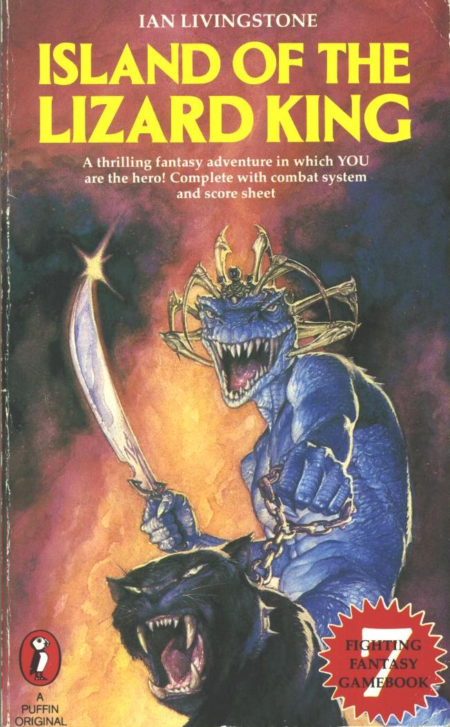 MALthus Dire's Fighting Fantasy Page: #7: Island Of The Lizard King