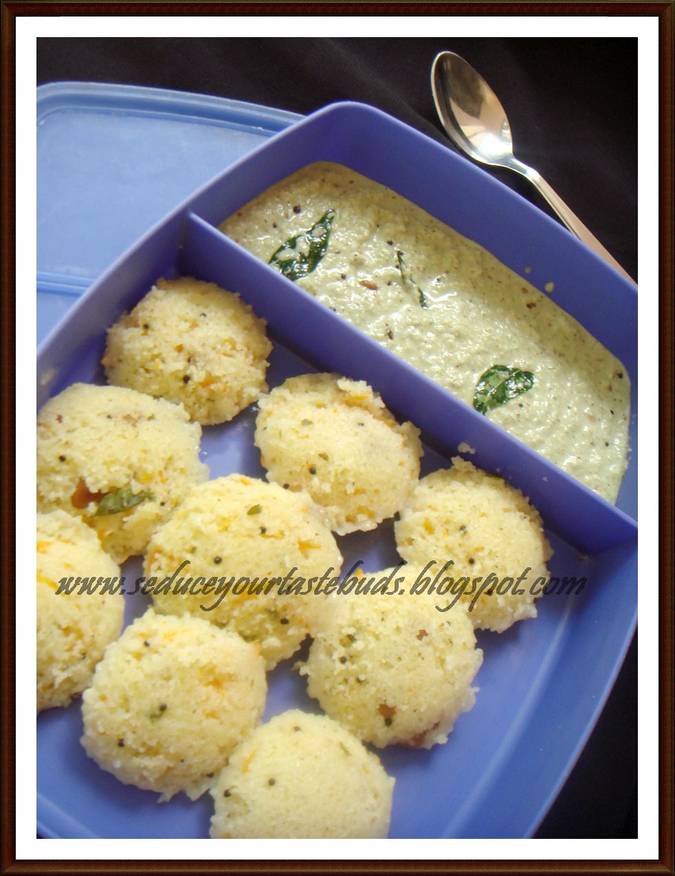 Kids Lunch Box Series # 9 |Carrot Mini Rava Idli and Chutney - Seduce ...