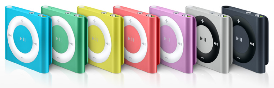 Nash Tee Tech Vlog: iPod Shuffle: More Colors To Choose From