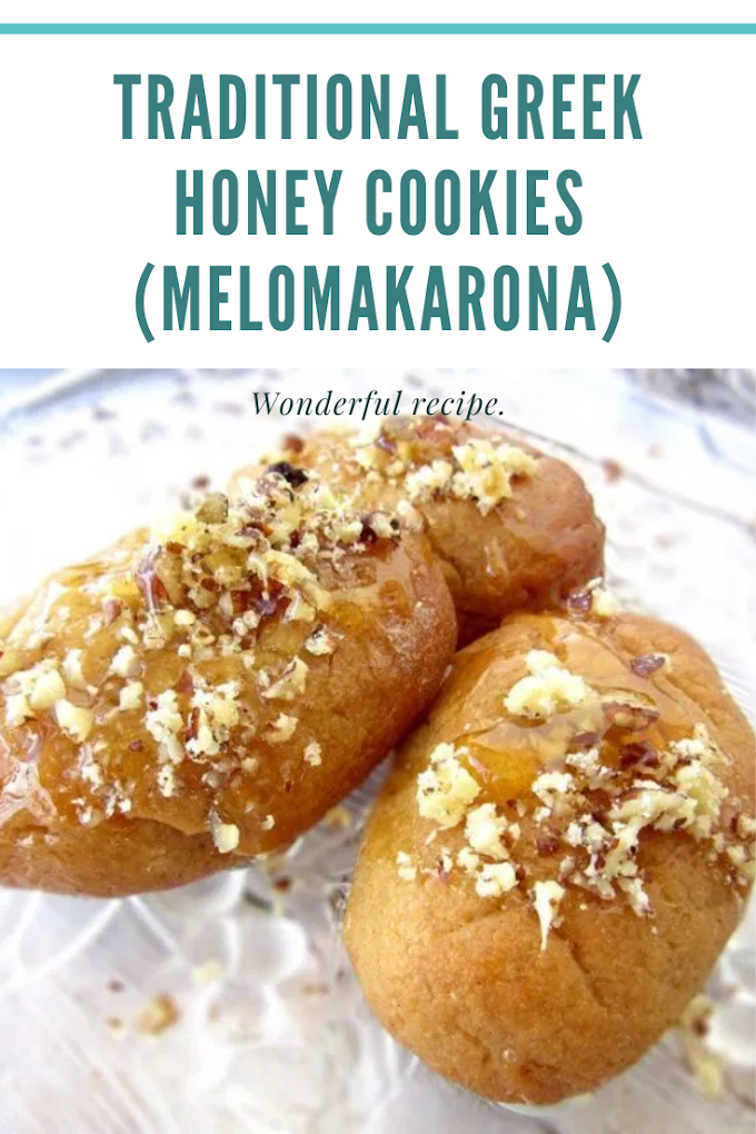 Traditional Greek Honey Cookies (Melomakarona)