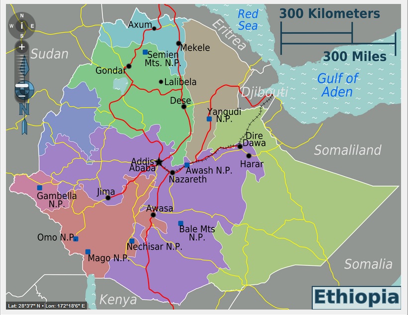 Original map of Afar land - Mereja.Forum