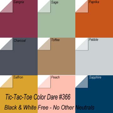 Color My Heart Color Dare: Color Dare #366 - TicTacToe Hawthorn Color ...