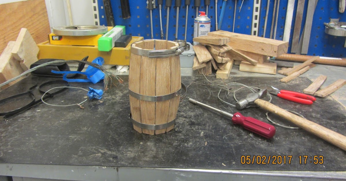 Mulesaw: Making a small barrel 2, getting by using standard tools.