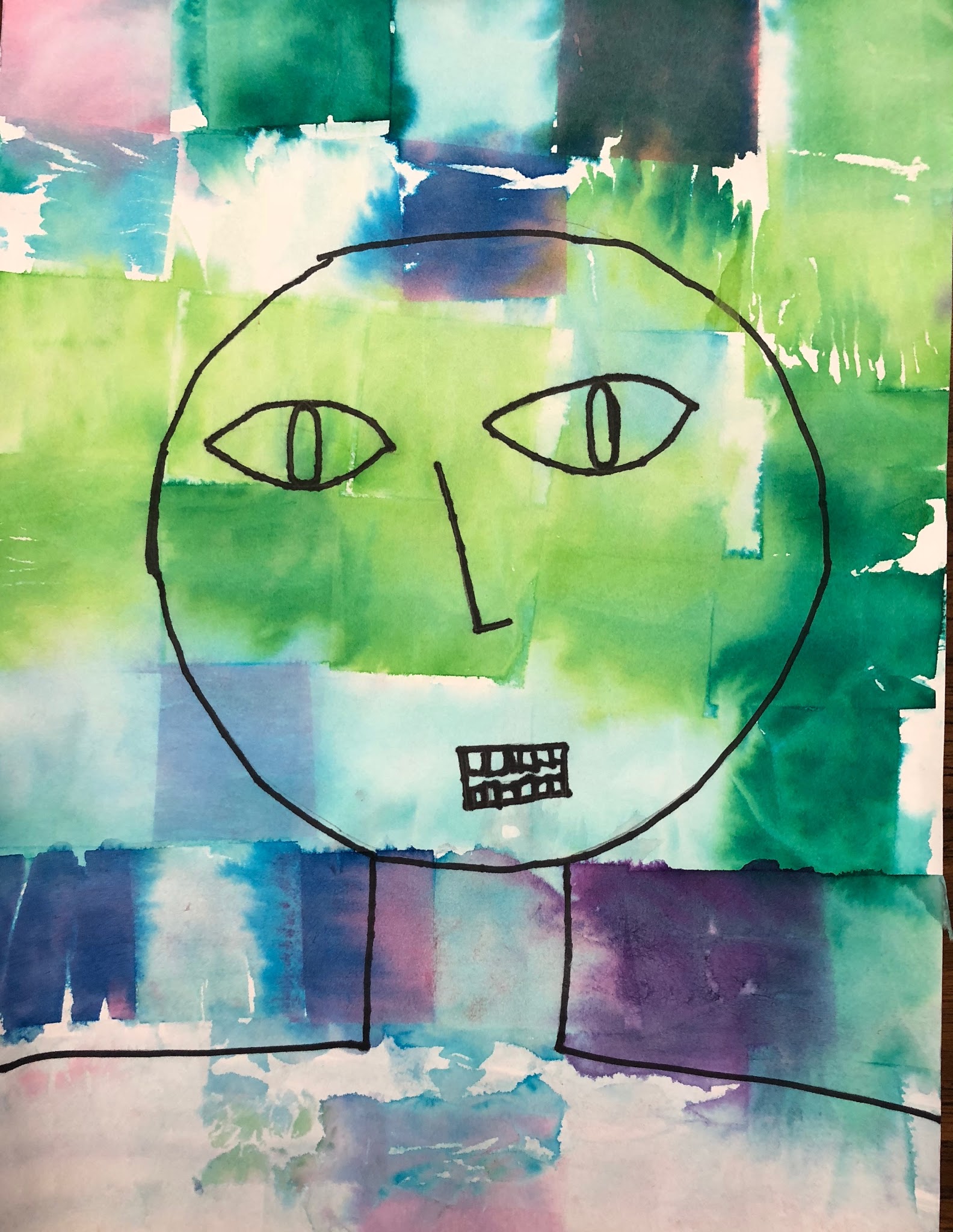 Mrs. Harris' art room: Paul Klee 1st grade art warm and cool colors lesson