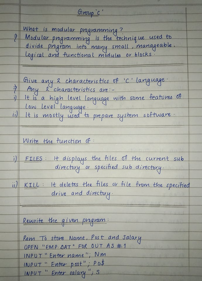 Qbasic Programming Solutions and SLC / SEE Computer Science Questions ...
