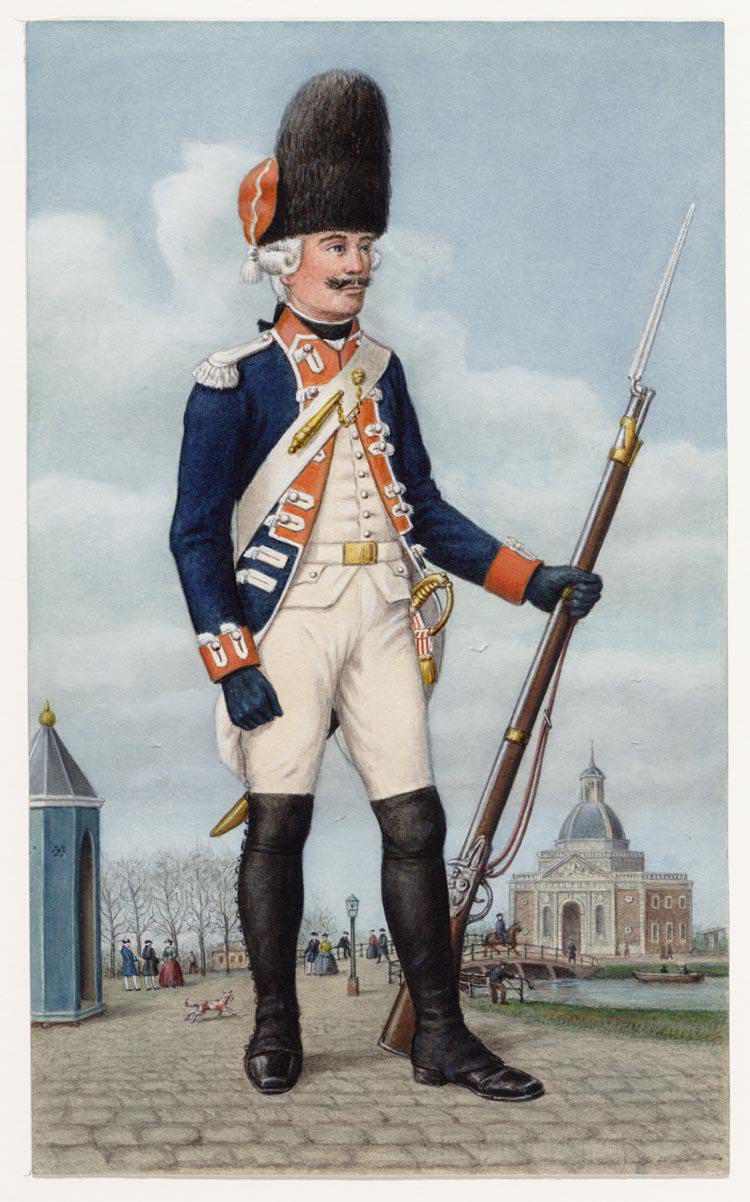 Alde Garde: Grenadier bearskins of the Dutch army 1793-1795