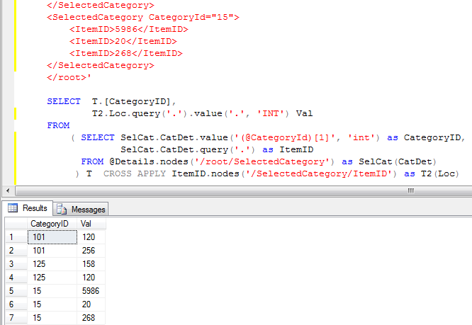 xml to sql - Tips for Sql