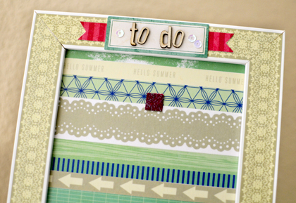 washi tape frames tutorial