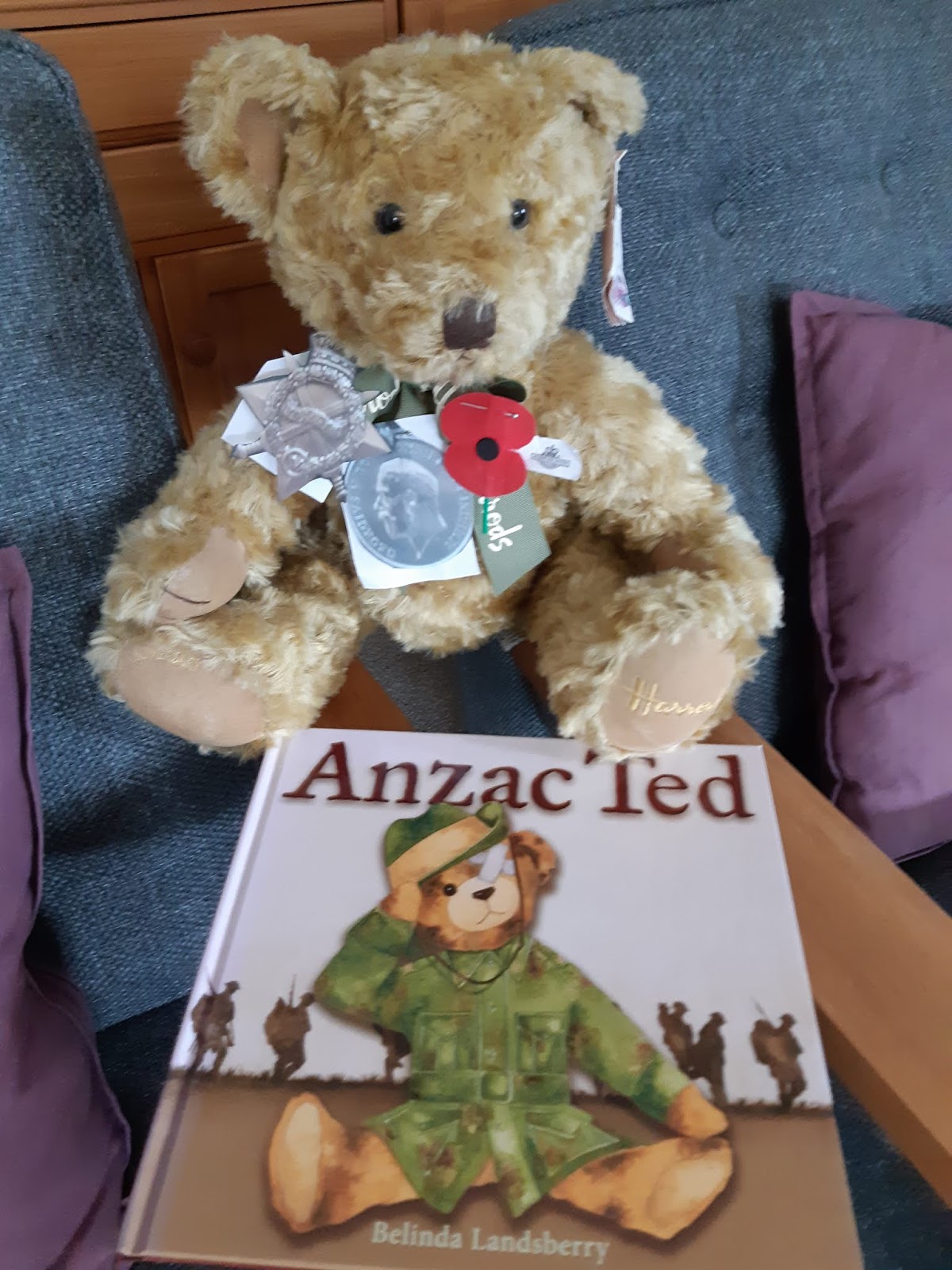 Room 14 Super Star Class Blog: Mrs. Corbett's ANZAC Teddy