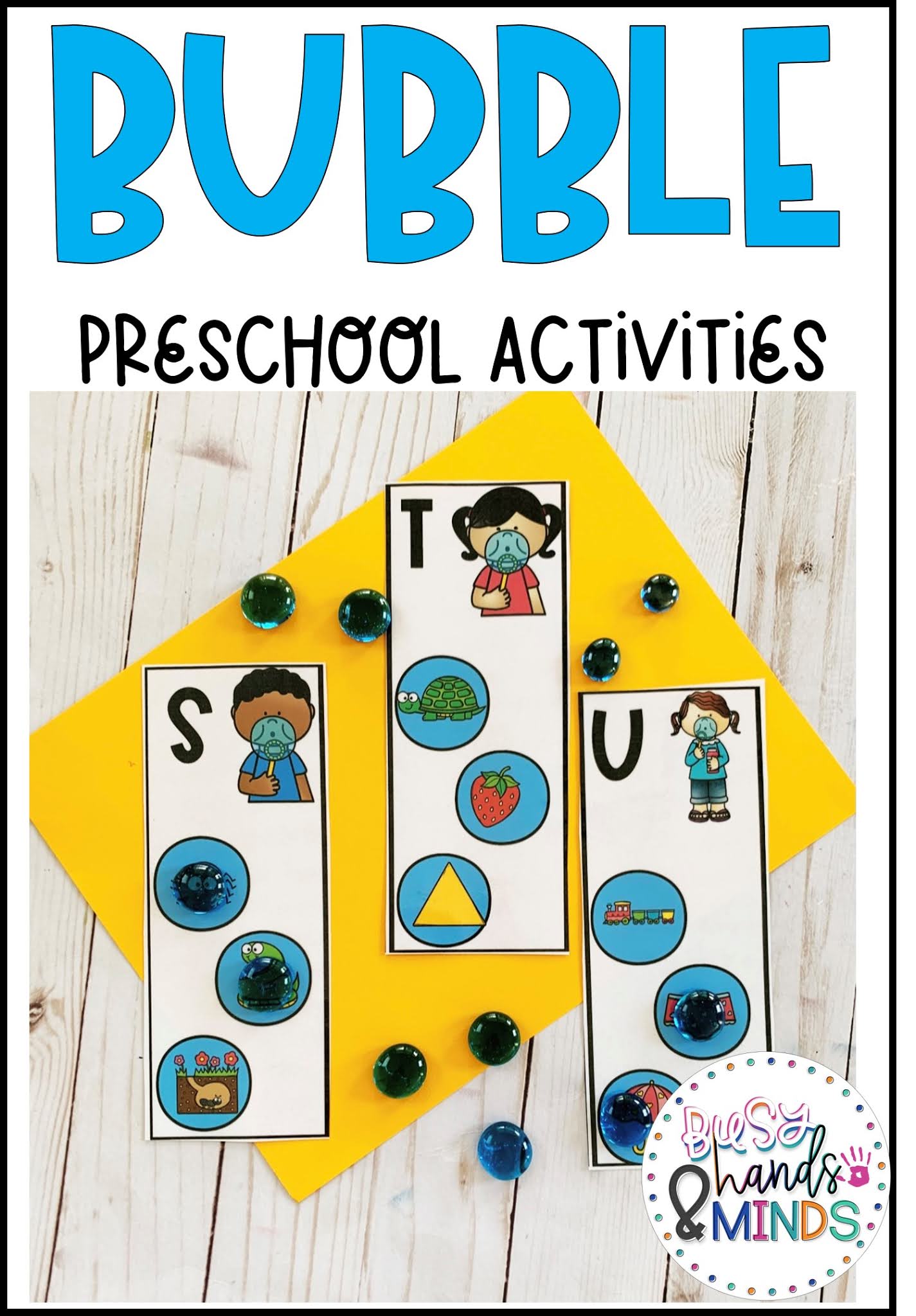 Bubble Preschool Activities | Busy Hands and Minds