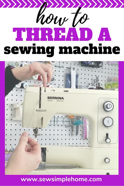 Threading A Sewing Machine & Practice Tips | Sew Simple Home