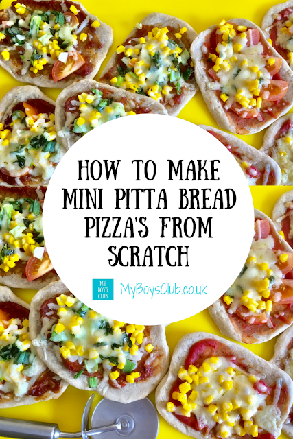 How to make Mini Pitta Bread Pizza's from scratch