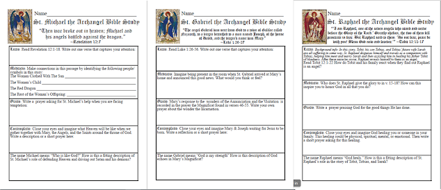 Look to Him and be Radiant: Celebrating the Archangels with Older Kids ...