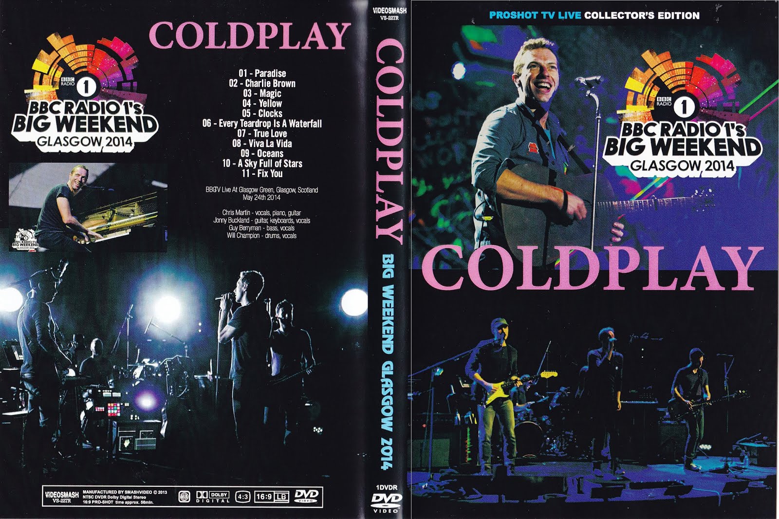 T.U.B.E.: Coldplay - 2014-05-24 - Glasgow, Scotland (DVDfull pro-shot)