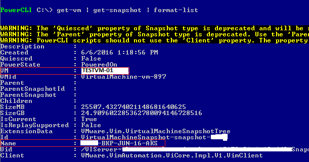 Techies Sphere How To Find The Vms With Snapshot In Vmware