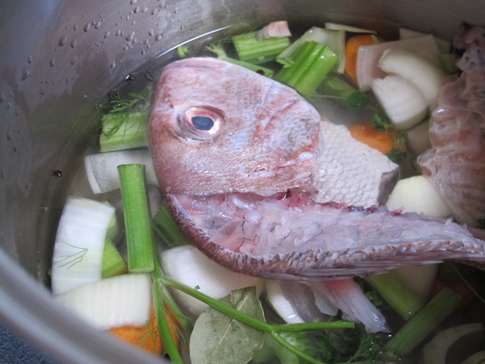 muppys: Bisque with Snapper, Prawn and Crab (an MKR recipe)