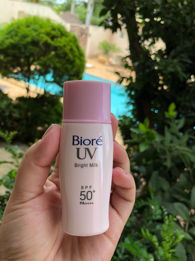 Protetor Solar Bioré Bright Face Milk
