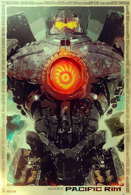 The Geeky Nerfherder: Cool Art: 'Pacific Rim' by Tomasz Opasinski