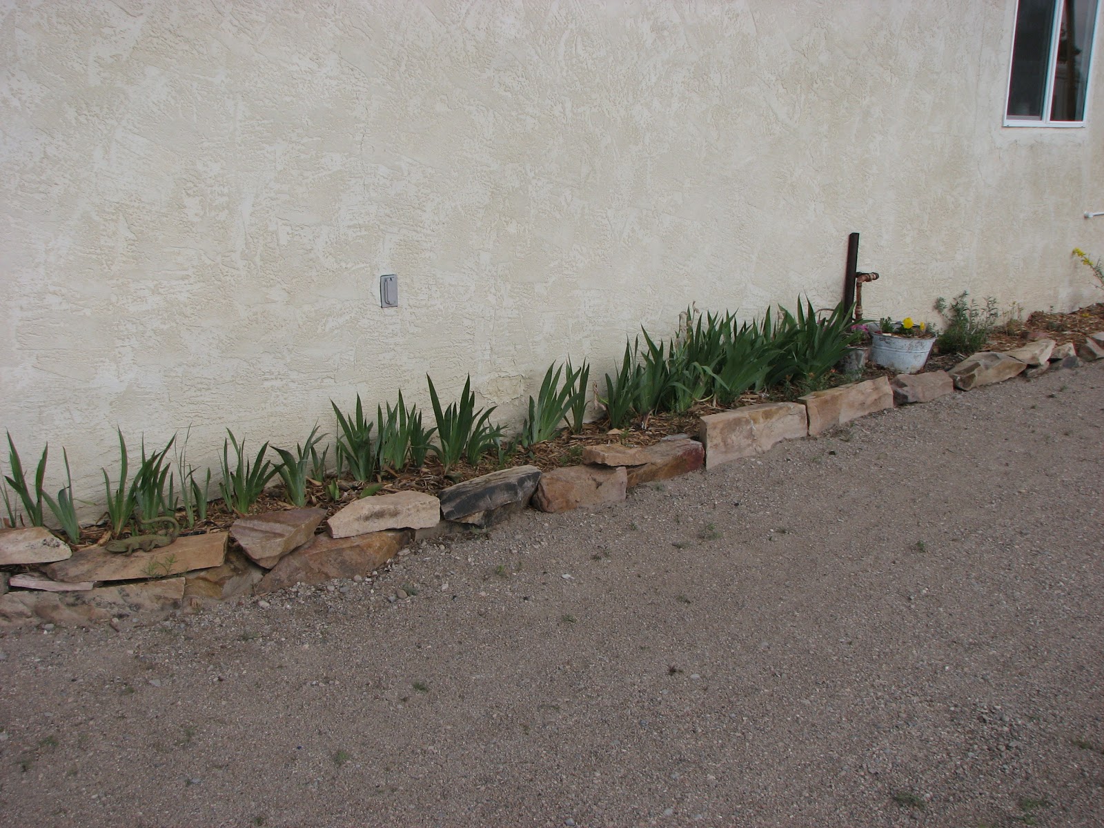 hilda's hideout: Roof drip line