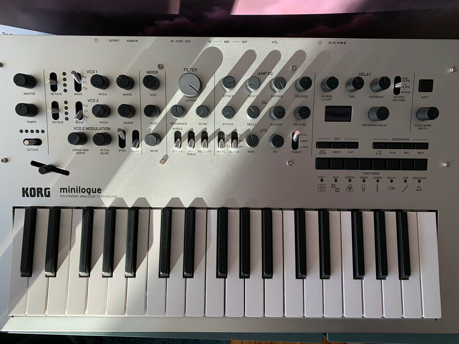 MATRIXSYNTH: Korg Minilogue w/ Original Box & Gig Bag