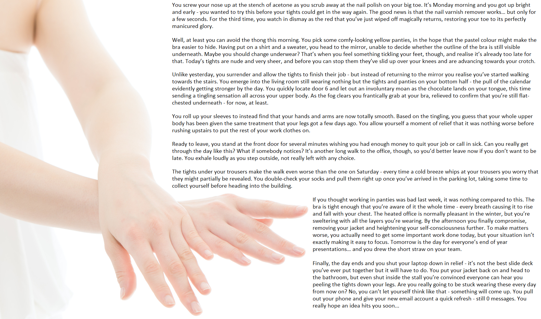 Emily's TG Captions: Advent of Femme - Day 6