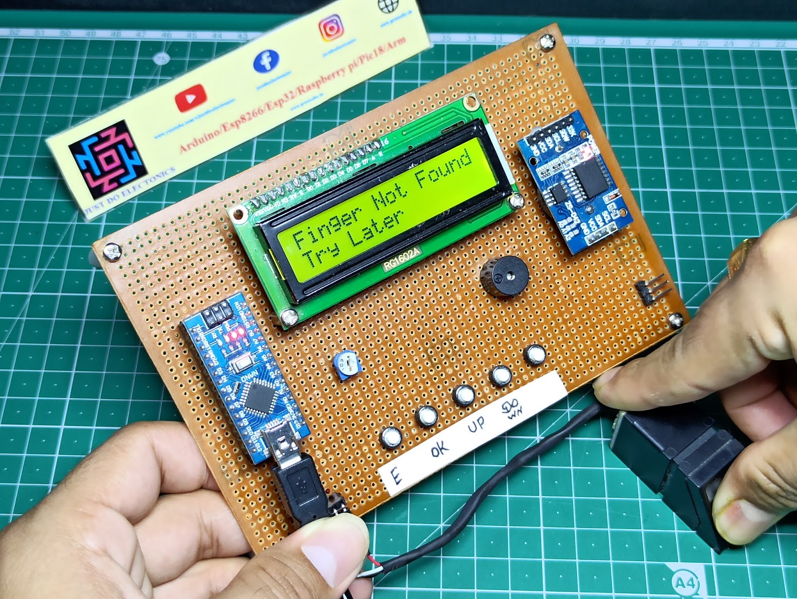 Fingerprint And Rtc Based Biometric Attendance System