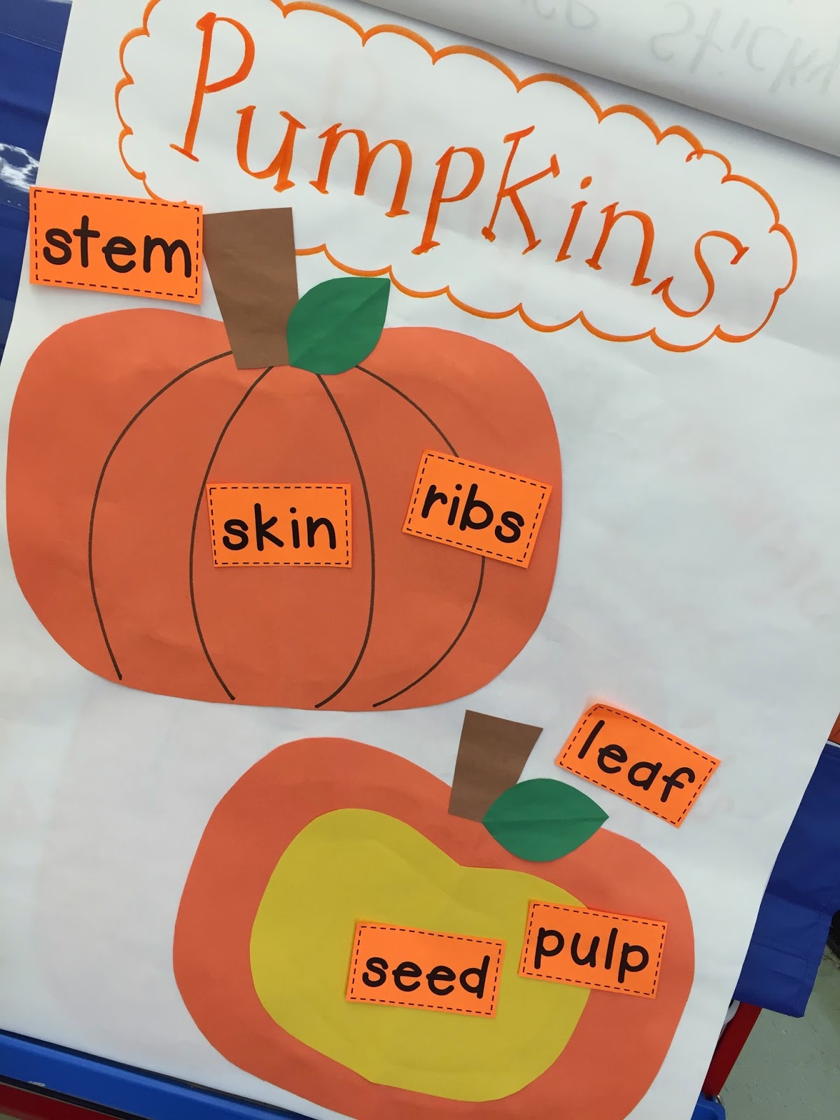 Mrs. Ricca's Kindergarten: Pumpkins and Apples and Leaves! Oh my!
