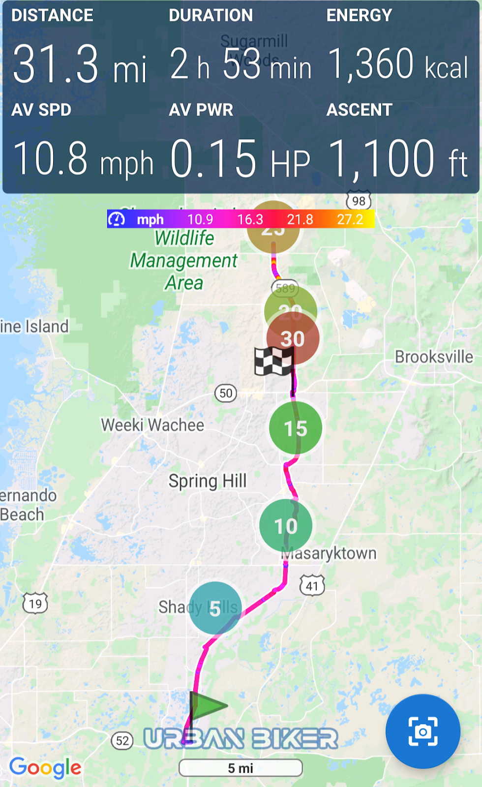 CaptMurph: Suncoast Trail, Spring Hill, FL: Day 6